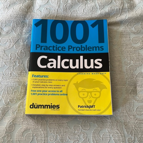 wiley brand | Office | Calculus For Dummies 01 Practice Problems Never ...